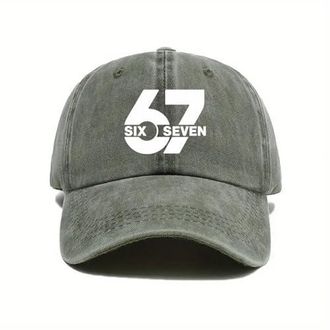 Generic Casquette de baseball &eacute;l&eacute;gante avec imprim&eacute; pour adolescents et adultes, casquette de baseball lav&eacute;e avec visi&egrave;re, casquette UD classique pour lautomn