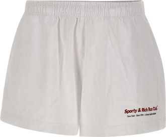 Sporty & Rich Femme, Shorts, Blanc, Taille: 40 FR Run Club Disco Short