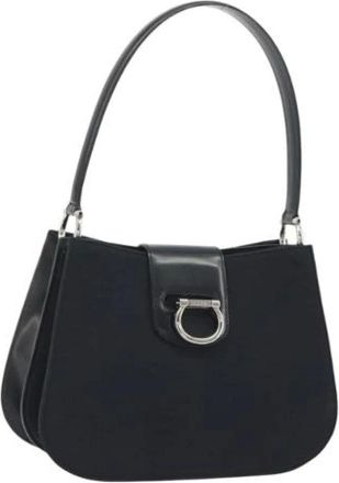 Celine Pre-owned Vintage Canvas Shoulder Bag - Femme - Pre-owned - Noir - Taille: ONE Size