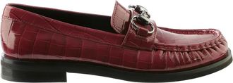 H&ouml;gl Eleganter Croc Loafer in Cabernet - - Shoes - Damen - Braun - 38 1/2 EU
