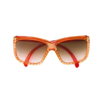 Dior Pre-owned Acetat sonnenbrillen - - Pre-owned - Damen - Orange - ONE SIZE