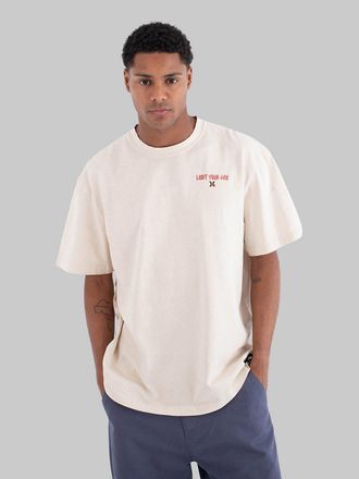 Hurley Hurley Built Fire Peace T-Shirt bone