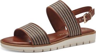 Marco Tozzi Sandale cale by Guido Maria Kretschmer 2-28605-42 Femme, Cognac Comb, 38 EU