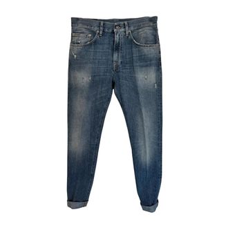 Dondup Pantalone Icon Zip - - Jeans - Herren - Blau - W34