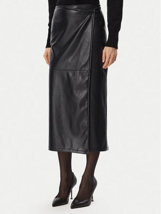 Marella Rock aus Kunstleder Emme by Marella Utile 2625776012 Dunkelblau Slim Fit