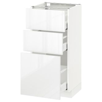 IKEA METOD / MAXIMERA Unterschrank mit 3 Schubladen