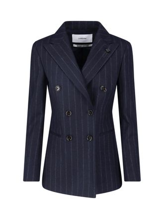 Lardini Double-Breasted Wool Blazer