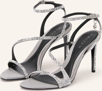 Alexander McQueen Mcqueen Sandaletten Mit Schmucksteinen silber