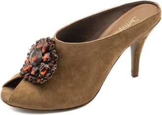Jeffrey Campbell Femme, Chaussures, Brun, Taille: 40 EU Coronate Heeled Mule