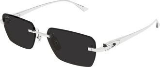 Cartier Ct0660S Rechteckige Sonnenbrille - - Accessories - unisex - Schwarzk - 55 MM
