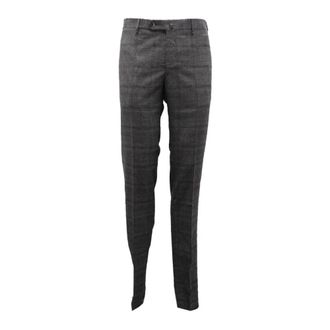 PT01 Karierte Wollhose Super Slim Fit - - Trousers - Herren - Grau - 3XL