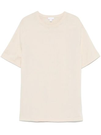 Sunspel t-shirt en coton - Tons neutres