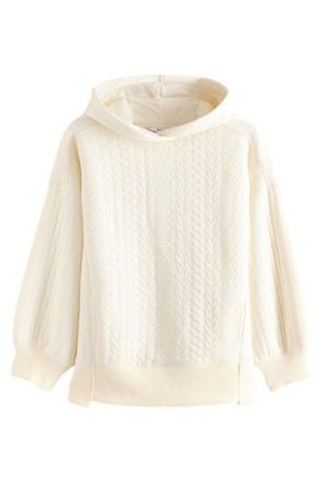 Next Kapuzensweatshirt Gestepptes Kapuzensweatshirt in gewaschener Optik (1-tlg)