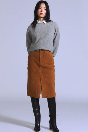 Levi's Suede Pencil Skirt - Femme - Marron / Toffee - 24
