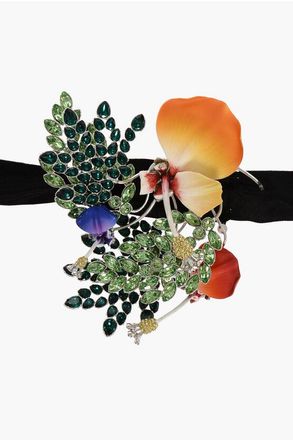 Dsquared2 Fabric Necklace with Jewels Maxi Pendant size Unica