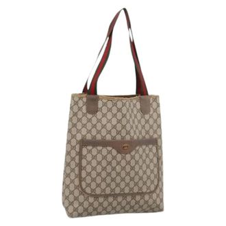 Gucci Sac cabas vintage GG Pre-owned - Femme - Pre-owned - Beige - Taille: ONE Size