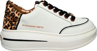 Alexander Smith Femme, Chaussures, Blanc, Taille: 39 EU sneaker Pelle