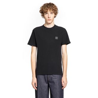 Stone Island Cotton T-Shirt with Crewneck