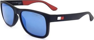 Tommy Hilfiger Lunettes de Soleil TH 1556/S FLL MATTE BLUE 56/18/140 Homme