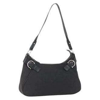 Ferragamo Pre-owned Canvas Schultertasche - - Pre-owned - Damen - Schwarzk - ONE SIZE