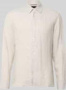 Jack & Jones Regular Fit Leinenhemd aus reinen Leinen Modell Lawrence