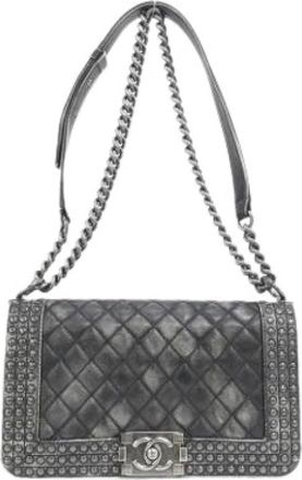 Chanel Sac bandouli&egrave;re vintage Pre-owned - Femme - Pre-owned - Noir - Taille: ONE Size