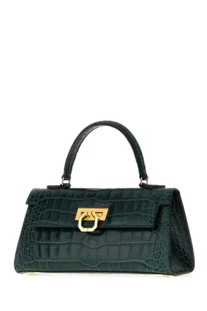 Carbotti Masami Top Handle Bag - Green