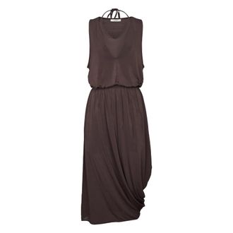 Christophe Lemaire Double Layer Drape Dress - - Dresses - Damen - Lila - XS