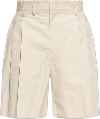 Maison Margiela Homme, Shorts, Beige, Taille: XL Cotton Silk Shorts