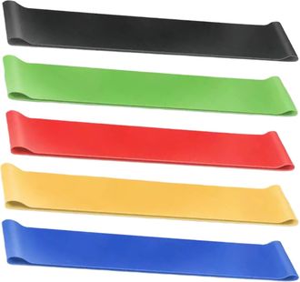 Generico Widerstandsbänder für Frauen, Dehnungsbänder für Training, 5-faches Stretchband, professionelles Fitness-Zubehör für den Arm