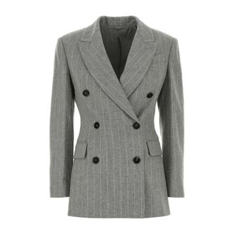 Brunello Cucinelli Damen, Jacken, Grau, XSGr&ouml;&szlig;e