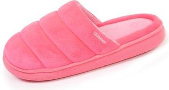 Isotoner Chaussons pantoufles mules femme semelle ultra moelleuse, 39 EU, rose