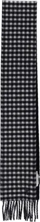 Ami Plaid Wool Scarf