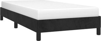 vidaXL Bettgestell Schwarz 80x200 cm Samt vidaXL