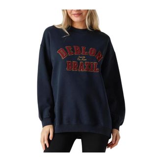 Deblon Sports Damen, Sweatshirts & Hoodies, Blau, SGröße