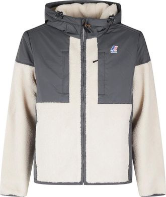 K-Way Homme, Sweatshirts et sweats &agrave; capuche, Gris, Taille: L Veste Samson 4.0 Orsetto