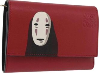 Loewe Portefeuille Pre-owned - Femme - Pre-owned - Rouge - Taille: ONE Size