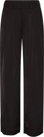 Bruuns Bazaar Femme, Pantalons, Noir, Taille: 44 FR Wide Pantalons