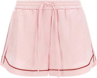 Off-white Femme, Shorts, Rose, Taille: 36 FR Shorts de Pyjama en Satin Jacquard