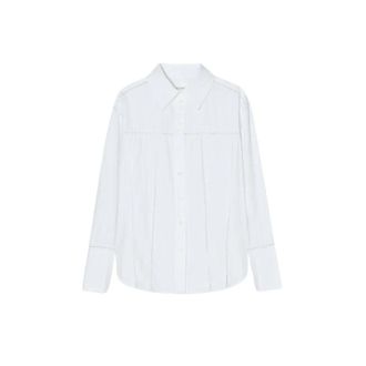 Closed Popeline-Bluse - - Blouses & Shirts - Damen - Wei&szlig; - L