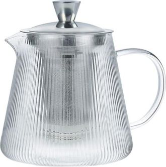 Cristel Darjeeling Th&eacute;i&egrave;re en verre boroscilicate filtre inox d&eacute;vissable 0,8 L - CRISTEL