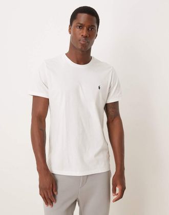 Polo Ralph Lauren Top en coton doux &agrave; logo embl&eacute;matique - Blanc