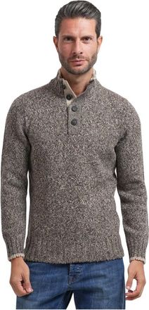 Gran Sasso Pull &agrave; col roul&eacute; - Homme - Pulls - Gris - Taille: L