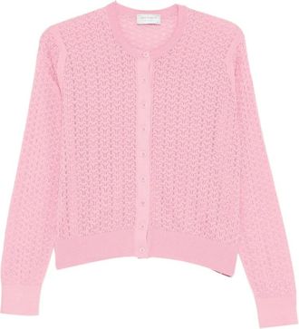 John Smedley Femme, Pulls, Rose, Taille: 40 FR Cardigans