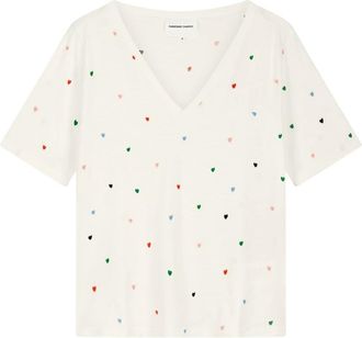 Fab By Fabienne Chapot Fabienne Chapot, Femme, Tops, Blanc, Taille: 38 FR Phil V-Neck T-Shirt