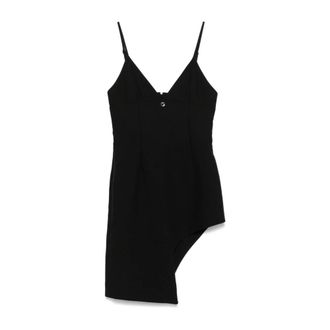 Coperni Asymmetrisches Kleid mit Tailoring - - Dresses - Damen - Schwarzk - M