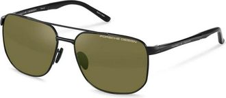 Porsche Design Homme, Accessoires, Noir, Taille: 60 MM Squared Lunettes de soleil