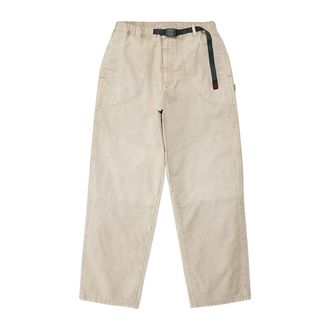Gramicci Hemp Canvas Double Knee Pant - - Sport - Herren - Beige - S