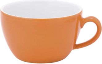 Kahla 204708A72556C Pronto Colore Cappuccino-Obertasse 0,25 l sunset orange|orange Tasse aus Porzellan