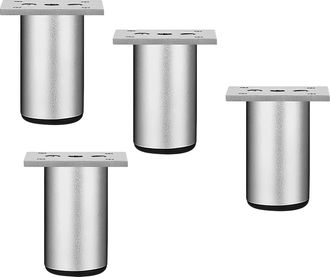 Generic 5-40CM Lange M&ouml;belf&uuml;&szlig;e Aus Aluminiumlegierung/Verstellbare Schrankf&uuml;&szlig;e Aus Metall, Inklusive Schrauben, F&uuml;r Sofas, Betten, K&uuml;che, Tische Und St&uuml;hle(Si